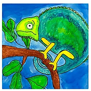 Faber-Castell Gel Sticks - 12 Twistable Watercolor Crayons for Kids with Brush - Watercolors for Kids