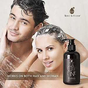 Caffeine Hair Loss Hair Growth Shampoo, Volumizing Thinning Hair with Natural and Healthy Ingredients
