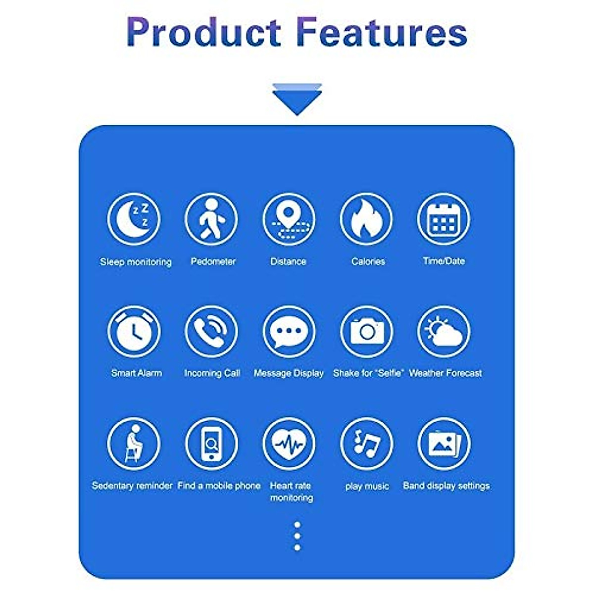 XXXDXDP Smart Watch Blood Pressure Monitor Waterproof Men Women Smartwatch Heart Rate Fitness Tracker Weather Forecast Watch Smart (Color : D)