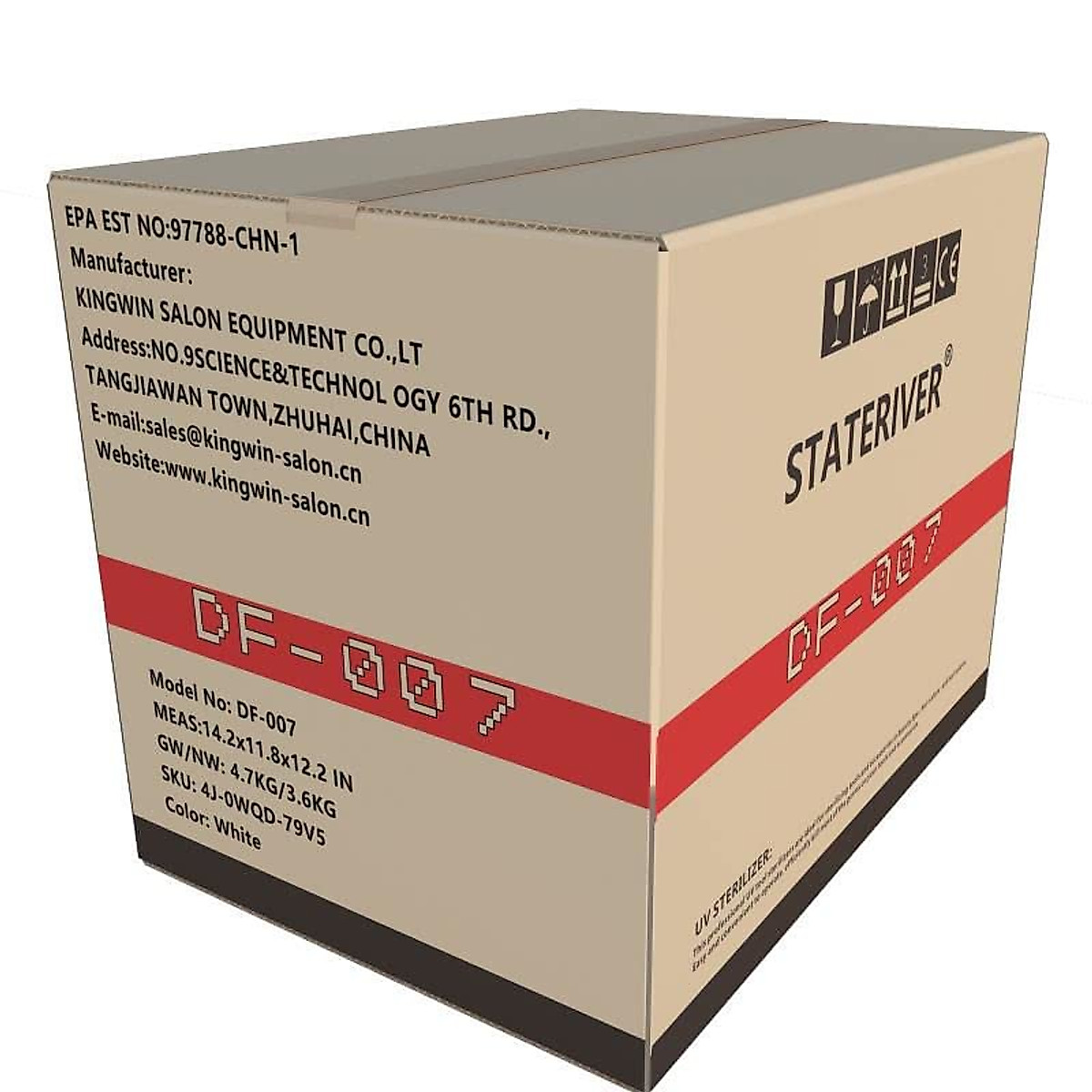 UV Sterilizer Cabinet. Dual Lamp Ultraviolet Disinfection Cabinet with Timer Setting, Suitable for Sterilization and Disinfection of Various Items