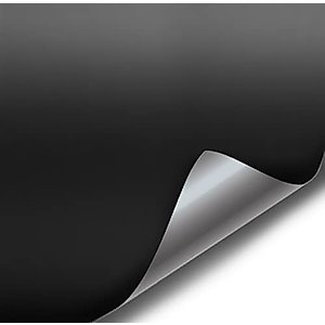 Black Matte Cast Decal Automotive Use Bubble and Air-Free Car Wrap Vinyl Large Roll 3MIL-VViViD8 (6ft x 5ft)