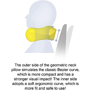 JYYBN Travel Pillow - Memory Foam Neck Pillow Support Pillow, Support Cushion U Shaped Portable Travel Pillow for Kids Adults Aircraft Car Train Office