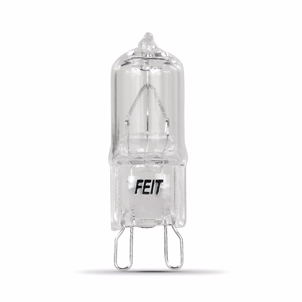 Feit Electric BPQ40/G9/RP 40-Watt T4 JCD Halogen Bulb G9 Bi-Pin Base, Clear