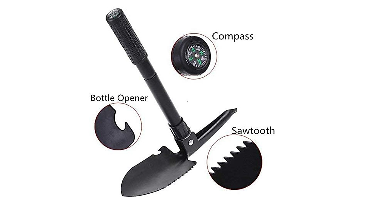 Folding Survival Shovel - Compact & Heavy Duty Tool