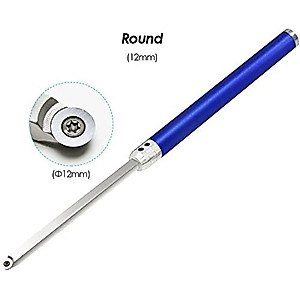 Carbide Lathe Tools, Wood Turning Tools for Lathe, Wood Lathe Turning Tools for Rougher Finisher Detailer Swan Neck Hollower, with 4 Extra Replacement Inserts