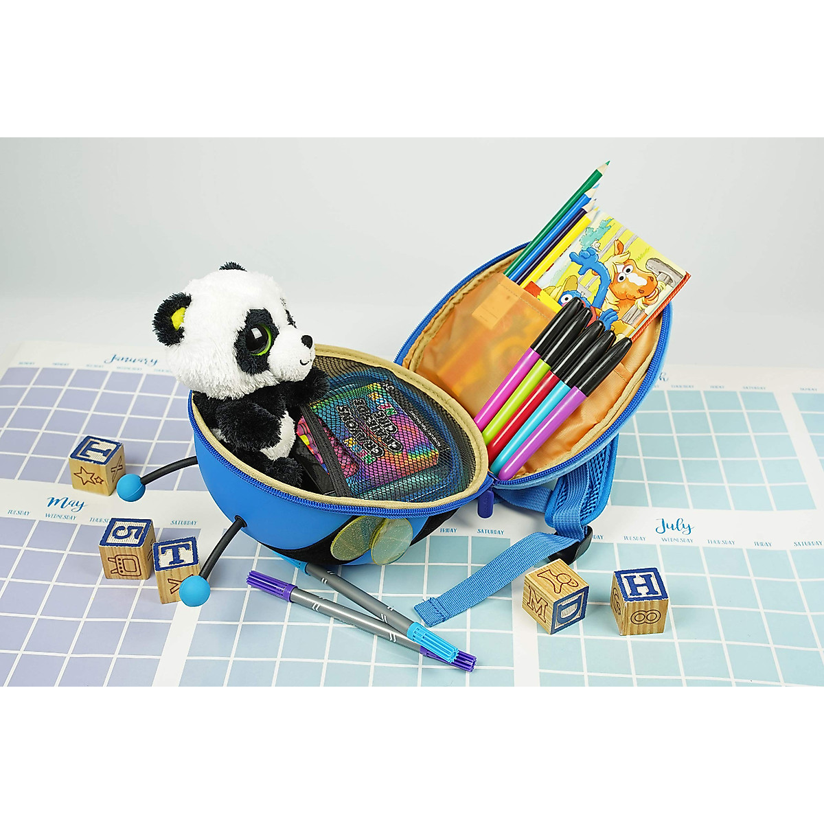 KIDDIETOTES Mini Bumblebee Backpack with Safety Harness for Kids, Toddlers, and Children - Perfect for Daycare, Preschool, and Pre-K