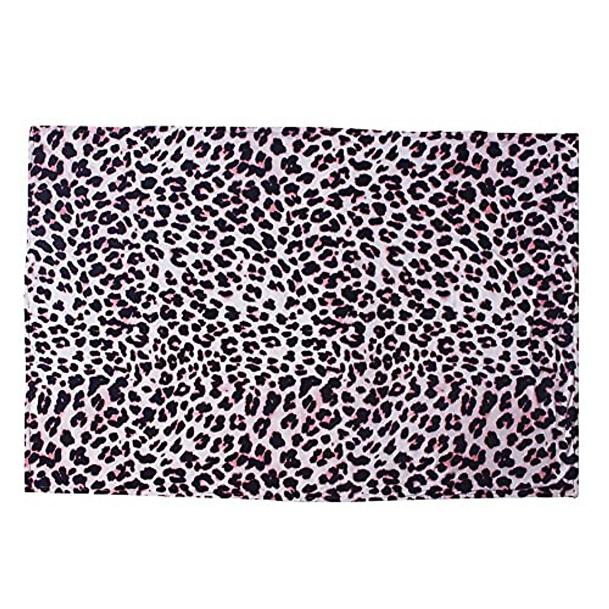 Messy Code Baby Blanket Super Soft Minky Plush Blanket with Double Layer Dotted Backing for Babies,Pink Leopard Printed Reversible Blanket 30x40 Inch