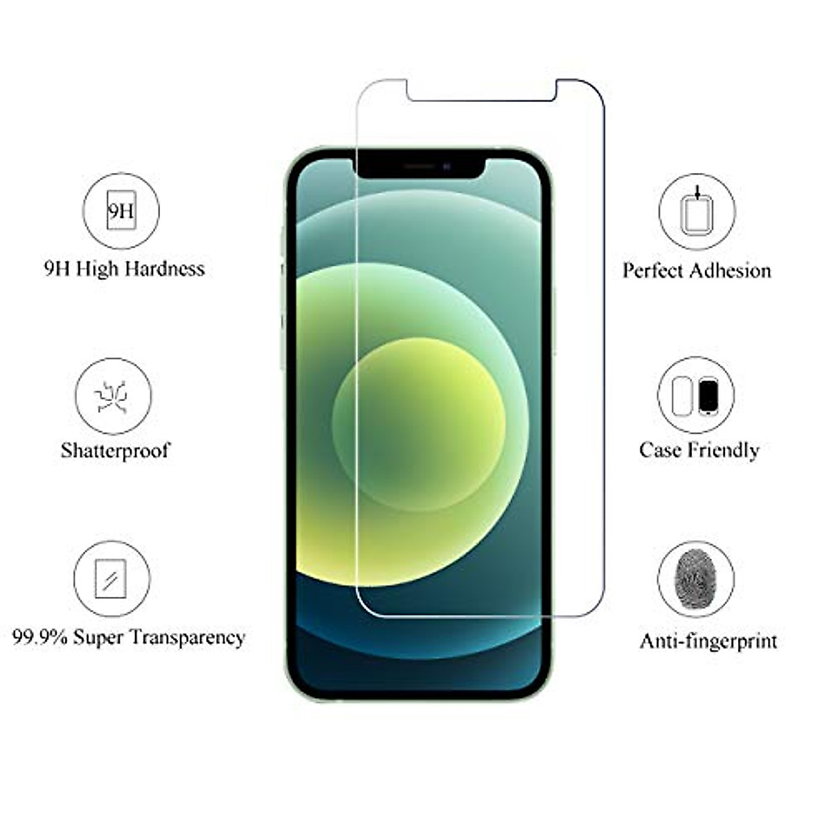 Ailun Glass Screen Protector Compatible for iPhone 11/XR,6.1 Inch 3 Pack Tempered Glass