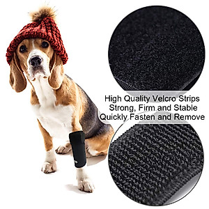 Dog Canine Front Leg Brace Wrap, Pair of Dog Leg Compression Sleeve Brace Wrap with Metal Strips Protects Wounds Brace Heals and Prevents Injuries & Sprains Helps Arthritis L/XL