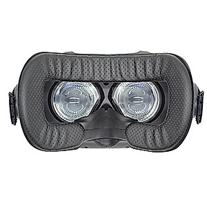 TamBee Vive Sponge Mat Breathable PU Face Foam Replacement for HTC Vive Headset PU Leather with Holes Eye Mask Black - 12mm