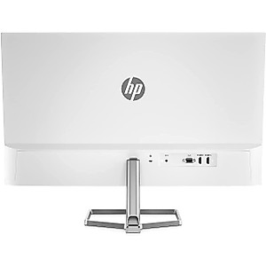 HP M27fw 27 inch FHD (1920 x 1080) 75Hz Anti-Glare Monitor, On-Screen Controls, AMD FreeSync, Low Blue Light Mode, White