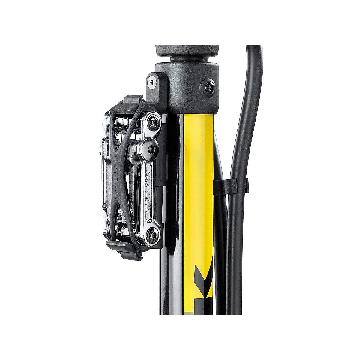 Topeak JoeBlow Elite Bike Floor Pump with Mini Tool Carrier, 160 PSI/11BAR, TwinHead