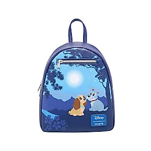 Loungefly Disney Lady And The Tramp Moonlight Stroll Mini Backpack
