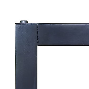 Gexpusm Round Coffee Table, Natural Wood Solid Wood Center Large Circle Coffee Table for Living Room, 35.3x35.3x17.8IN