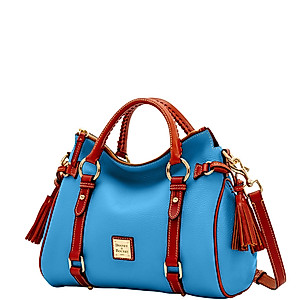 Dooney & Bourke Handbag, Pebble Grain Satchel - Sky Blue