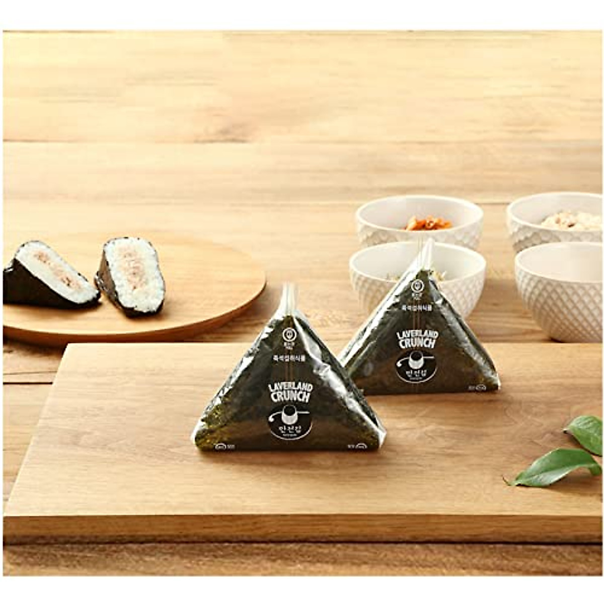 Man Jun Onigiri Sushi Starter Kit For Beginners, Easy Triangle Rice Ball Maker Set | Includes Nori Seaweed Laver Wrappers and Sushi Rice Mold - 20 Sheets + Shaper Mold (Pack of 1)
