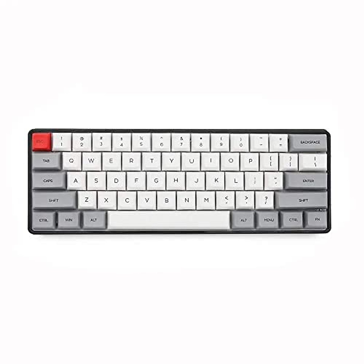 XKUN Mechanical Keyboard Backlight Mechanical Gaming Keyboard 60% 61 Keys NKRO Gateron Gaming Keyboard for PC/Mac Gamer, Typist