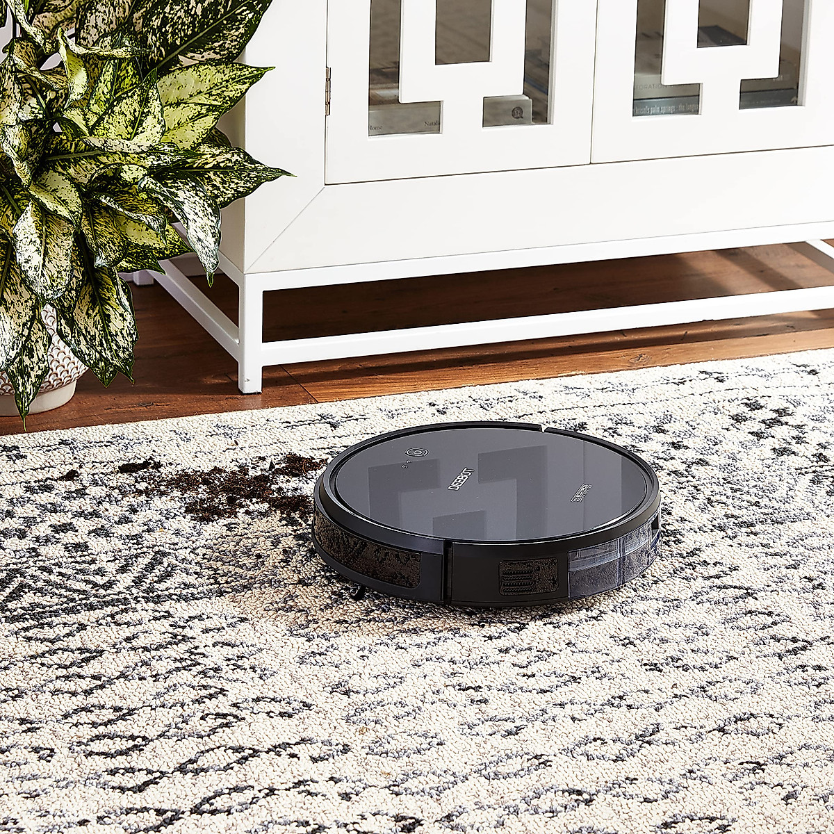 ECOVACS DEEBOT 601 Robotic Vacuum Cleaner with App Control, for Carpet & Optimized for Hard Floor, Max Mode, Quiet, Scheduling, Auto-Charging, Pet Friendly, Works with Amazon Alexa & Google Assistant