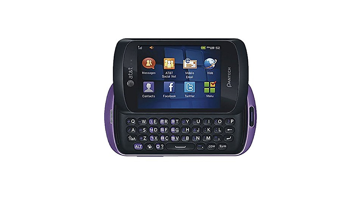 Pantech Swift P6020 - Stylish Unlocked Slider Phone