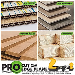 XDOVET Adjustable Hand Held Wood Planer, With Dual Blade and ABS Plastic Handle, Woodworking Edge Corner Flattening Tool for Quick Edge Planing