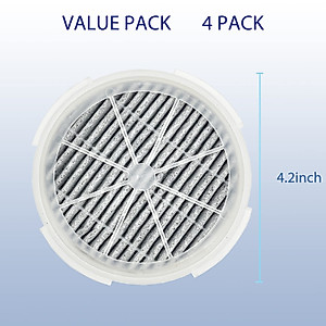 Ontheone True HEAP Filter Replacement Compatible with Frida Baby 3-in-1, RIGOGLIOSO and JINPUS GL2103 and LTLKY 900S, 2 in 1 True HEPA Filters and Activated Carbon Filters (4 Pack)