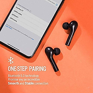 Wireless Earbuds with Charging Case, Bluetooth 5.0 Earphones 20Hrs Playing Time in-Ear Clear Call Stereo Sound Built-in Mic Sweatproof Auto Pairing for iPhone Samsung Android, Noise Cancelling
