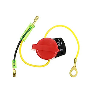 FLYPIG ON Off Engine Stop Kill Switch for Honda GX120 GX160 GX200 GX240 GX270 GX340 GX390 36100-ZE1-015