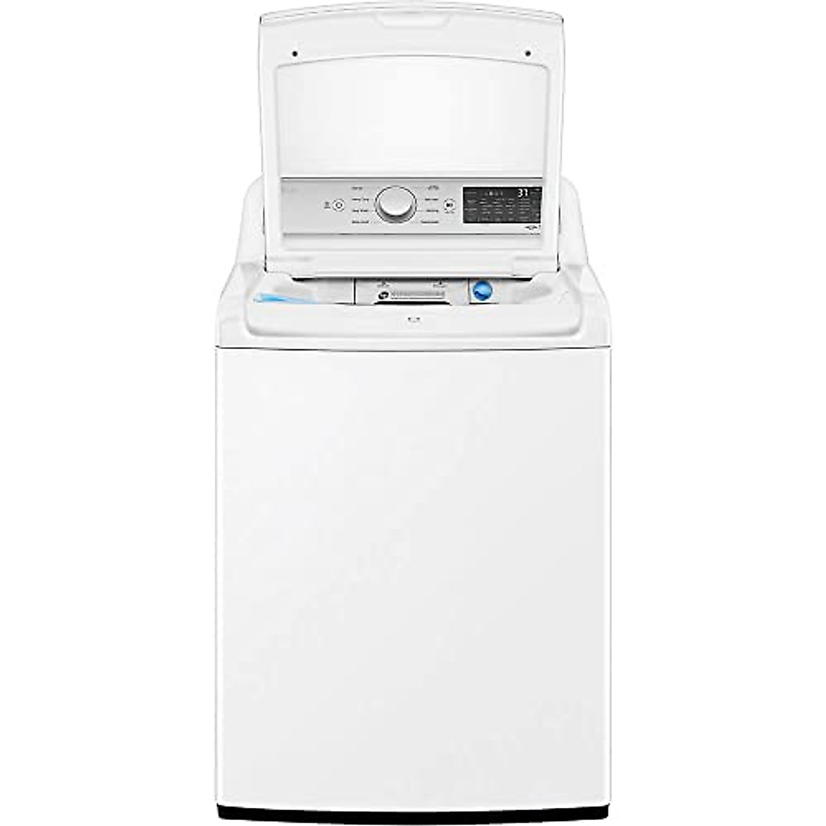 LG WT7405CW 5.3 Cu. Ft. White Top Load Washer with 4-Way Agitator & TurboWash3D Technology