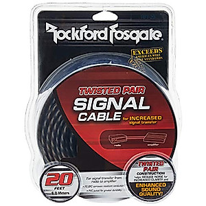 Rockford Fosgate Twisted Pair 20-Feet Signal Cable