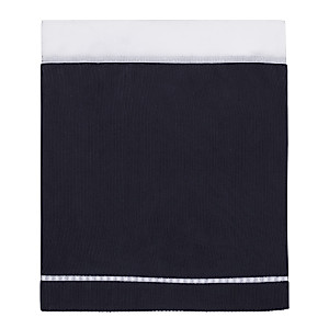 NOJO Team All Star Navy, Grey, and Light Blue, Football, Baseball, Soccer and Basketball, 4 Piece Nursery Crib Bedding Set - Comforter, 100% Cotton Fitted Crib Sheet, Crib Skirt and Storage Tote
