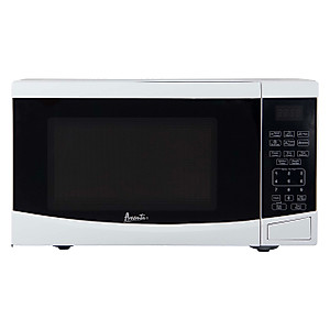 Avanti MT09V0W Microwave Oven 900-Watts Compact with 10 Power Levels and 6 Pre Cooking Settings, Speed Defrost, Electronic Control Panel and Glass Turntable, 0.9 cubic Feet, White
