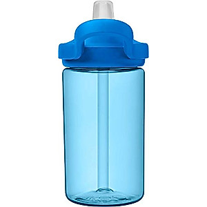 CamelBak Eddy+ Kids BPA-Free Water Bottle with Straw, 14oz, True Blue (2282401040)