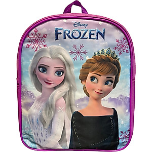 Ruz Frozen Anna And Elsa Toddler Girl 12 Inch Mini Backpack (Pink)