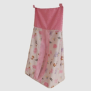 CribMATE Diaper Bag 1 PC Pink Animal Diaper Hanging Bag (Pink Animal)