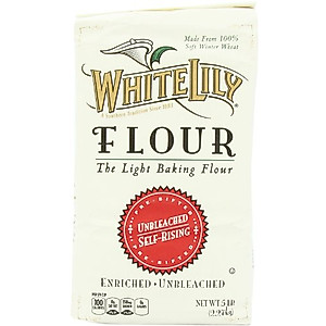 White Lily Unbleached Self Rising Flour, 5-lb bag