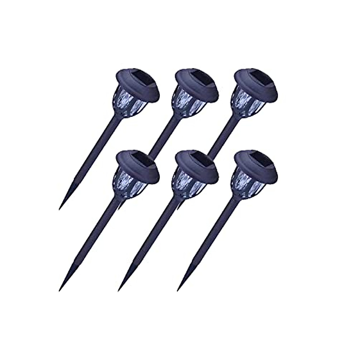 YYYC Solar Lights Outdoor Landscape Lights - Waterproof Solar Garden Lights, Warm White Solar Pathway Lights, Bright Outside Lights for Yard, Walkway, Lawn 6PCS