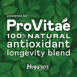 HUGGIBLES Stress & Anxiety Support Liquid Supplement for Dogs & Cats – with Hemp Seed Oil, EPA & DHA – Daily Calming Relief for Pets – Naturally Helps Anxiety & Stress – Antioxidants for Longevity