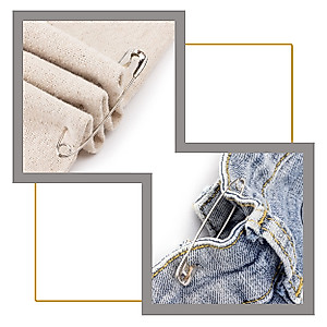 Mr. Pen Silver Safety Pins, 2.1 Inches, Pack of 200