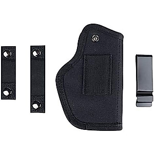 HOEBUG Gun-Holster for Concealed Carry-Gun Holster Fits Pistols iwb/owb 9mm Waistband Bund for Men/Women (Black)