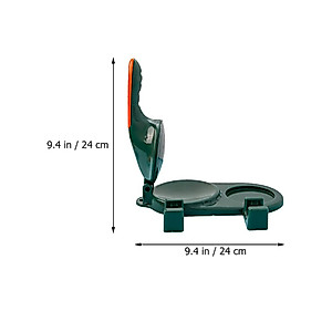 Angoily Manual Tortilla Maker Press Set with Dumpling Skin Maker Dumpling Mold Pizza Dough Pastry Presser Rotis Press Dumpling Wrapper for Home Kitchen Green, 24X7CM