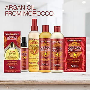 Creme of Nature, Argan Oil for Hair, Intensive Conditioning Treatment, Argan Oil of Morocco, Moisturizing Hair Care, 12 Fl Oz