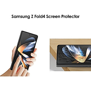 SAMSUNG Z Fold 4 Screen Protector - Front Protective Film, Phone Display Shield, High Touch Sensitivity, Anti-Scratch & Fingerprint Protection - Transparent, Clear