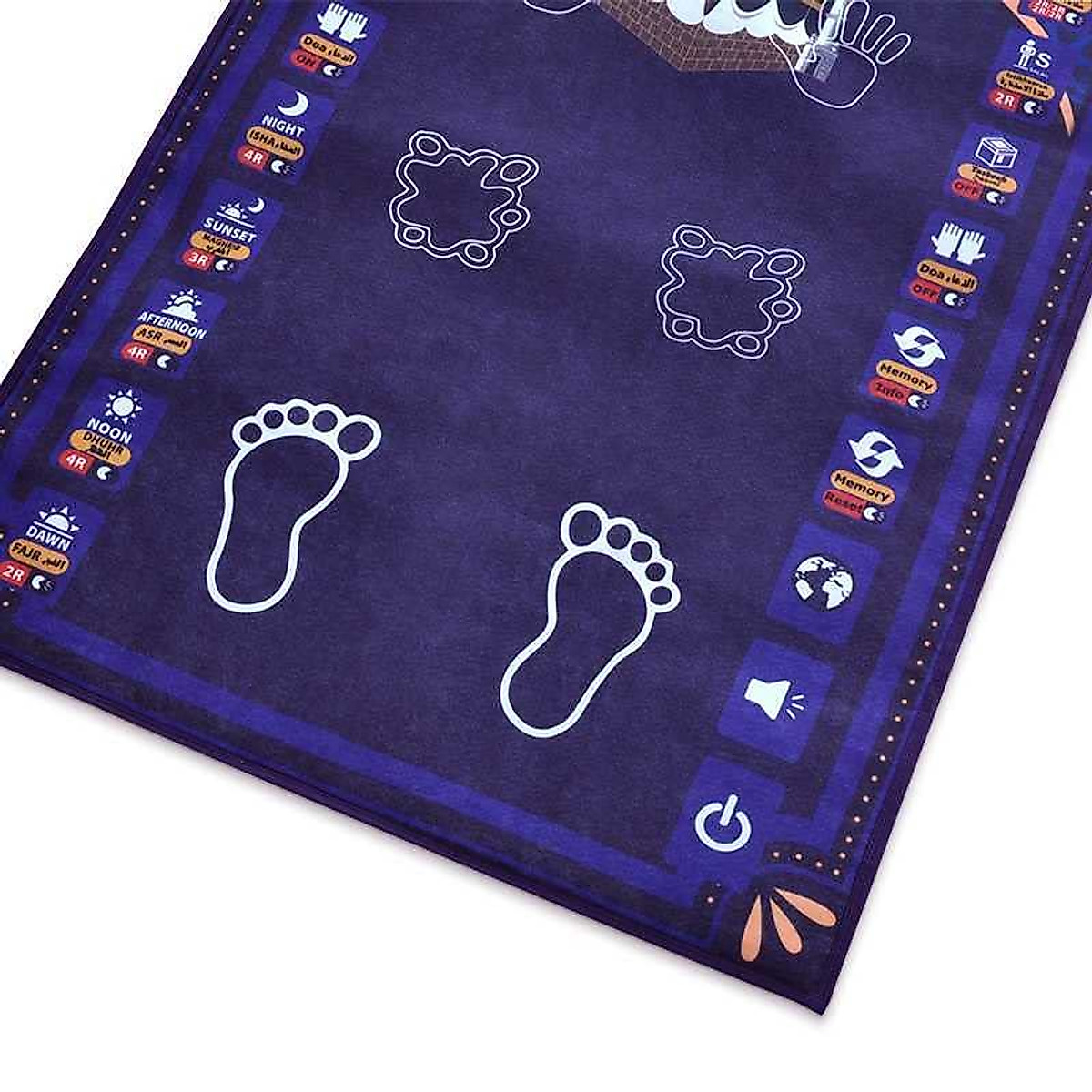 jiaohaowei Interactive Smart Prayer Mats for Kids Muslim Soft Islamic Cartoon Prayer Mat Muslim Prayer Mat Salah Best Ramadan Gift for Boys Girls