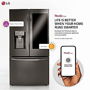 30 cu. ft. Smart wi-fi Enabled InstaView™ Door-in-Door® Refrigerator with Craft Ice™ Maker