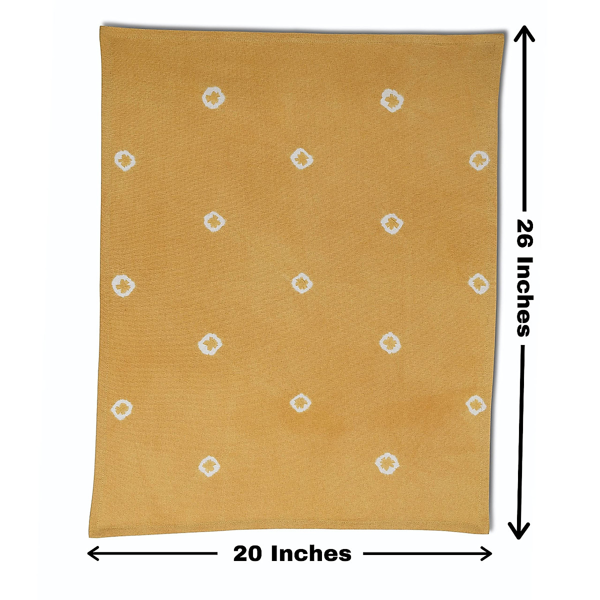 Folkulture Wooden Spoon Rest and Kitchen Towels Bundle, Spoon Rest for Kitchen Counter, Spoon Holder for Stove, Kitchen Towels or Tea Towels, 20 X 26 Inches Cotton Dishrags