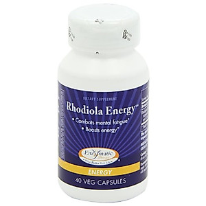 Nature's Way Premium Extract Rhodiola Energy Standardized 3% Rosavins / 1% Salidroside, 40 VCaps