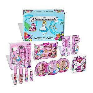 wet n wild Alice in Wonderland Limited Edition PR Box - Makeup Set with Brushes, Palettes & Curious Colors
