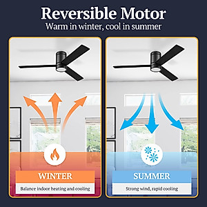 Prominence Home 51464-01 Espy Ceiling Fan, 52, Matte Black