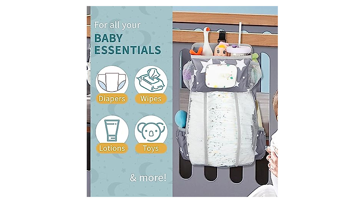 GARRAM Portable Diaper Caddy - Space-Saving Organizer