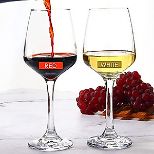Wine Glasses Set of 8, 12 Oz Classic Red or White Wine Glass with Stem, Perfect for Home, Restaurant Use, Dishwasher Safe